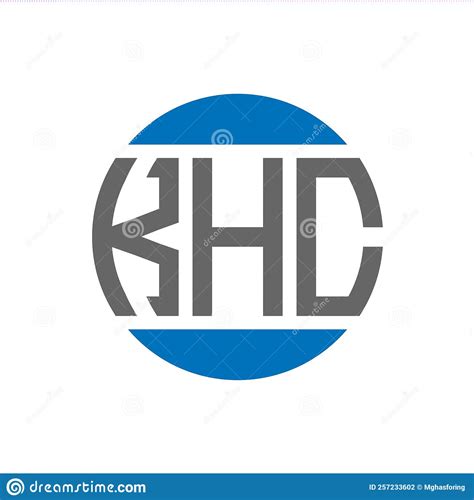 Khc Letter Logo Design On White Background Khc Creative Initials