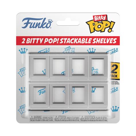 Funko Bitty Pop Stackable Shelves Prateleiras Empilháveis Pack Moça do Pop Funko Pop é aqui