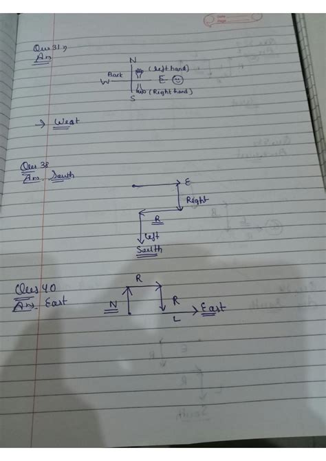 SOLUTION Ca Foundation Maths Logical Reasoning Direction Sense Test And Seating Arrangement