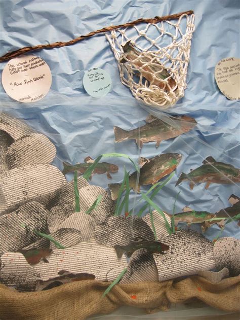 The Bottom Of Our Stream Was Made With Burlap Bag You Can Also See