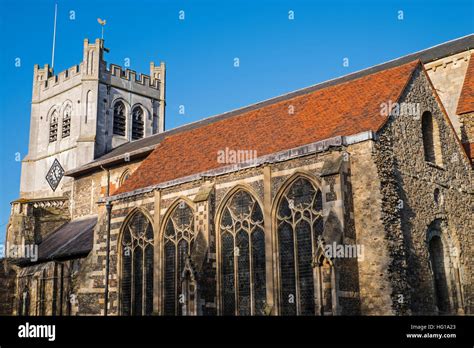 A View Of The Historic Waltham Abbey Church In Waltham Abbey Essex