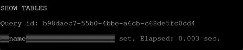Clickhouse Client Doesnt Display Data Properly On Linux Screen Stack