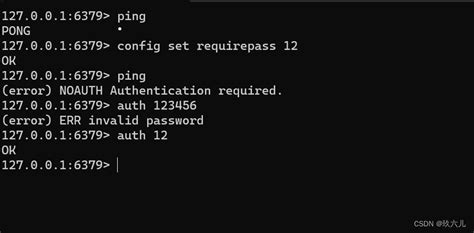 windows中redis如何设置密码 csdn博客
