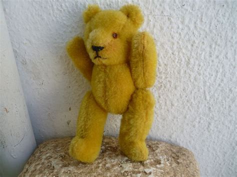 Vintage 6 Smallmohairstick Jointedstraw Stuffed Teddy Bearwire