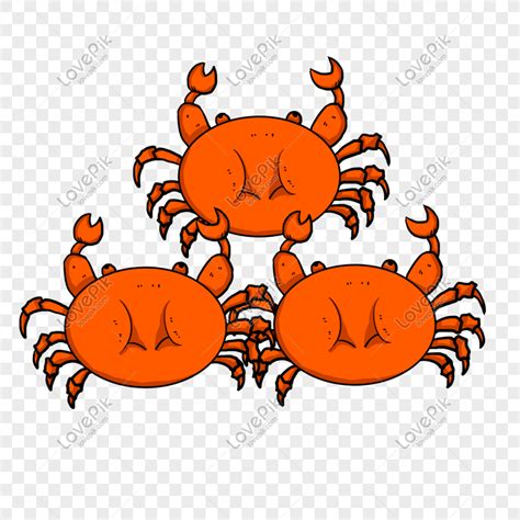 수생 해산물 게 일러스트 Png 일러스트 무료 다운로드 Lovepik