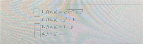 Solved Match Each Function With One Of The Craphs Chegg Com