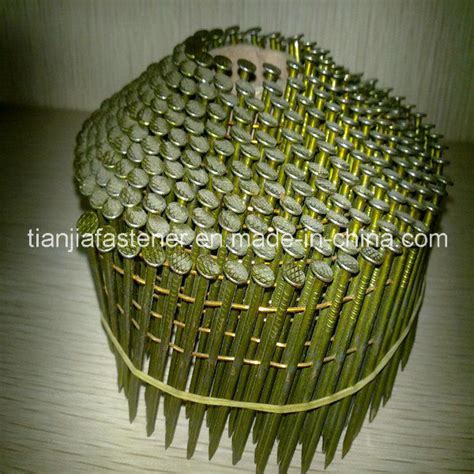 15 Degree Screwringsmooth Shank Wire Collated Nailspallet Coil Nails