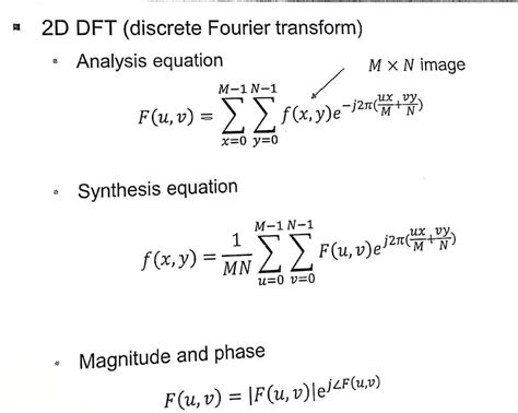 Please Solve This Problem Show That The 2d Dft Of M N Image Can Be Obtained By Applying 1d Dft