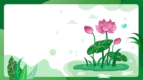 녹색 연못 연꽃 손 그림 배경 중국 바람의 배경 연꽃 연못 배경 연꽃 감사 배경 일러스트 및 사진 무료 다운로드 Pngtree