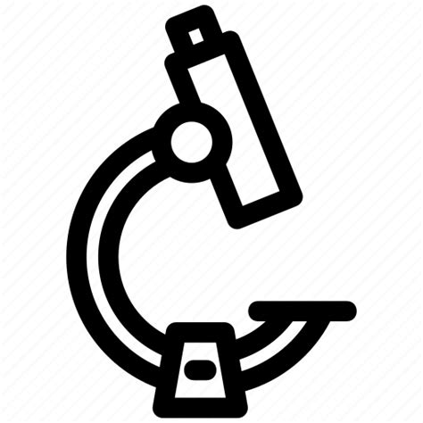 Microscope Science Laboratory Research Lab Icon Download On