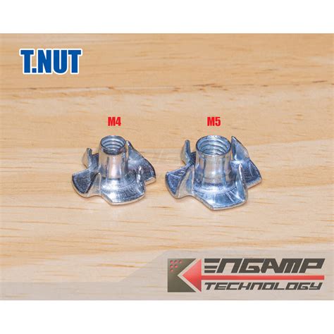 เลือกด้านใน [nut] T Nut M4 M5 น๊อตตัวเมียฝังไม้ เกลียวละเอียด