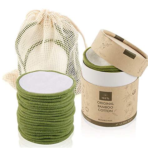 Unimeix Reusable Cotton Rounds20 Packreusable Bamboo Fiber Makeup