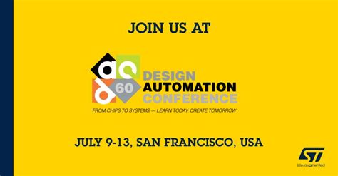 Stmicroelectronics On Linkedin 60dac Automation Designautomation