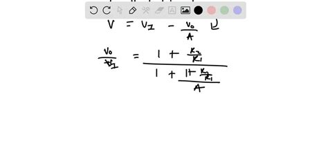 SOLVED Derive An Expression For The Gain Of The Voltage Follower Of