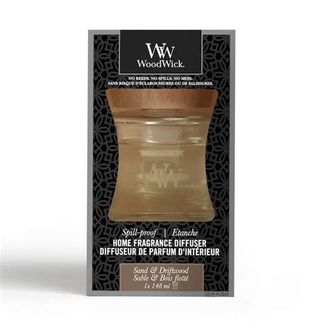 Woodwick Sand And Driftwood Spill Proof Home Fragrance Diffuser Geur En Zeepshop