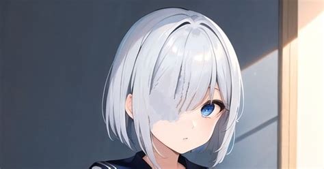 Ai 白短髪女子 浜風イメージ 日向あすかのイラスト Pixiv