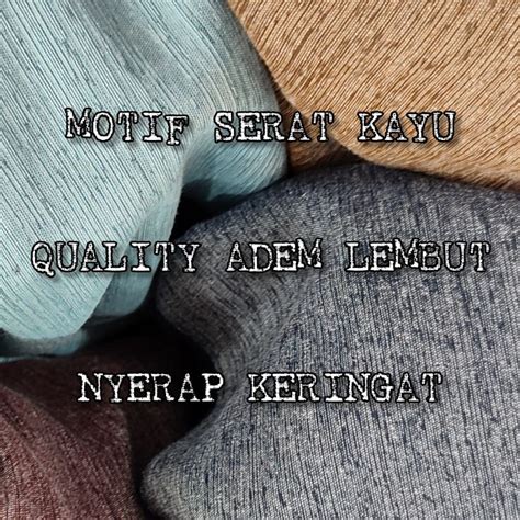 Jual Kain Katun Triji Premium Motif Serat Kayu Harga Per 0 5m Lebar