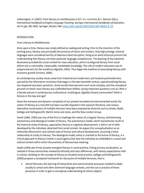 Day 1 Multiliteracies Pdf