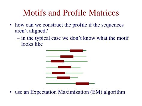 Ppt Learning Sequence Motifs Using Expectation Maximization Em And Gibbs Sampling Powerpoint