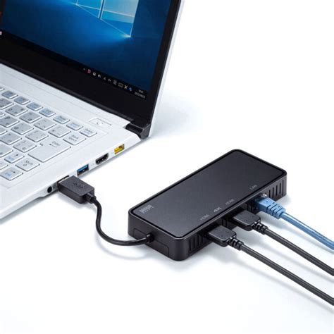 Pcから2画面に4k出力できるusb 31 Hdmi変換アダプター 週刊アスキー