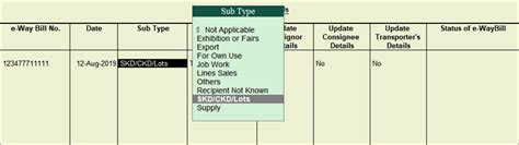 E Way Bill
