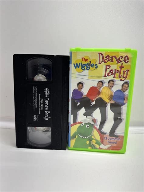 The Wiggles Wiggles Dance Party Vhs 2001 Clamshell 15 Jammin Tunes