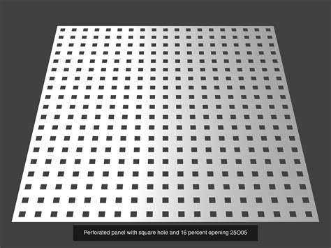 Perforated Panel 3d Model Collection Cgtrader