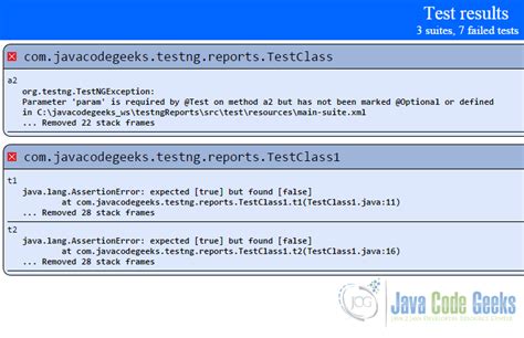 Testng Html And Xml Reports Example Java Code Geeks