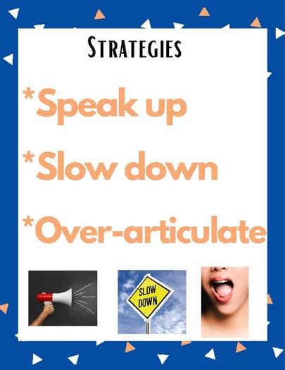 Freebie Dysarthria Compensatory Strategies Visual By Slp Shared