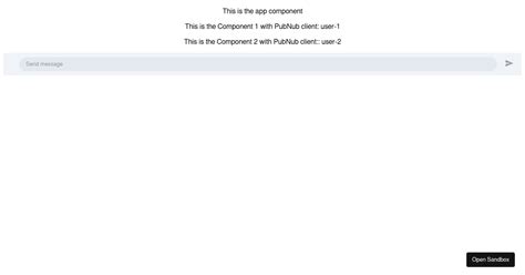 Multiple Pubnub Providers Codesandbox