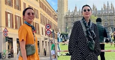 김희애 피렌체의 가을 낭만 오렌지 소녀 Vs 땡땡이 숙녀 여행룩 패션엔