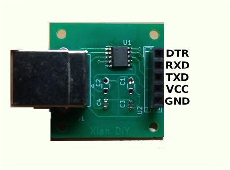 Usbシリアル変換器 Xiandiy Usb Ttl Converter — スイッチサイエンス