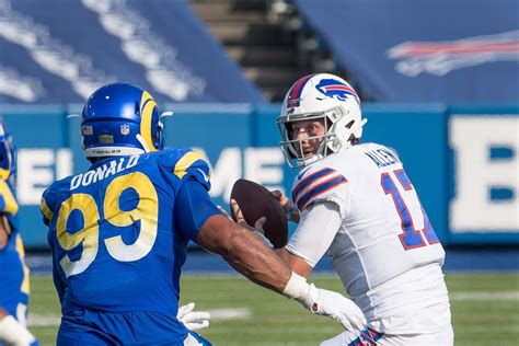 Rams Vs Bills Aaron Donald Vs Josh Allen And 2 More Key Matchups Turf Show Times