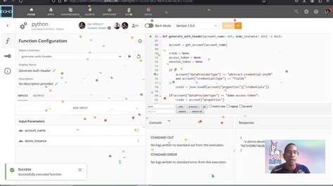 domo codeengine getting started adding impersonation youtube