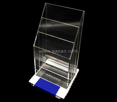 Personalized Plexiglass Flyer Holder Plastic Brochure Display