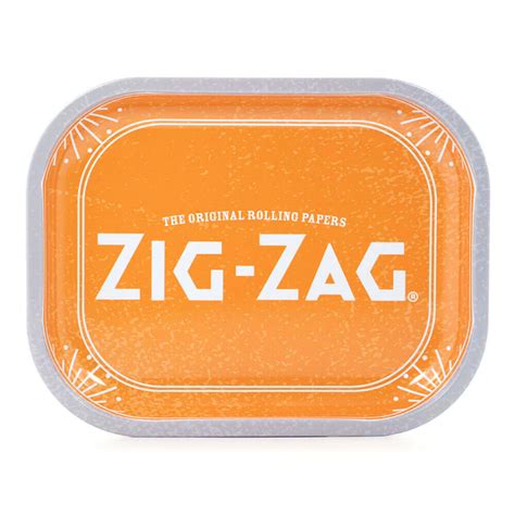 Metal Rolling Tray Zig Zag Cannabismo