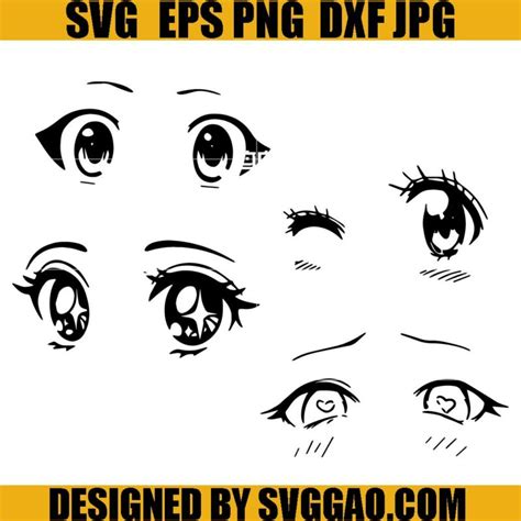 Eye Sailor Moon Svg Bundle Demon Slayer Svg Eye Anime Svg