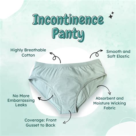 Incontinence Underwear For Women Washable