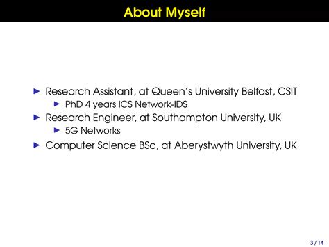 An Open Framework For Deploying Experimental SCADA Testbed Networks PPT