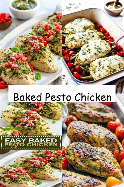 Baked Pesto Chicken Eatingbook