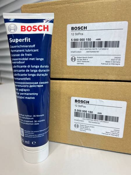 BOSCH Смазка тормозных суппортов Superfit 100мл - купить в интернет ...