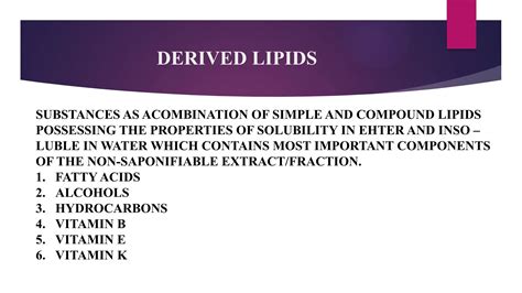 Biochemistry Lipids Pptx Classification Fats Ppt