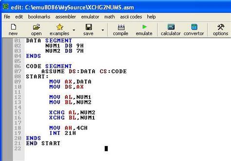 Assembly Language Code To Add Two Numbers 29 Pages Explanation In Doc