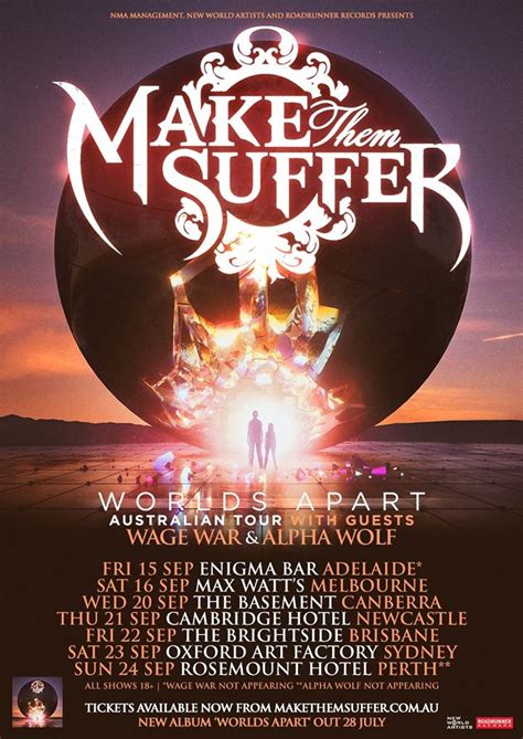 Make Them Suffer Announce Worlds Apart Australian Tour Wall Of Sound