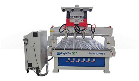 Head CNC Router With Ft X Ft Vacuum Bed EagleTec