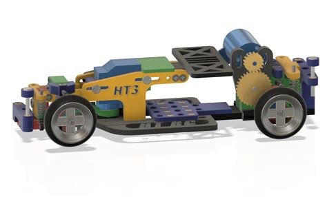 Stl File High Torque Rc Ht3 1 24 Rc Drift Chassis 🚗 ・3d Printing Design