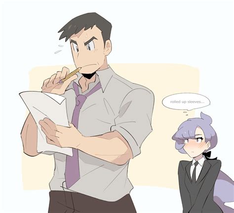 Anabel And Looker Pokemon And 1 More Drawn By Saturdayhokawazu