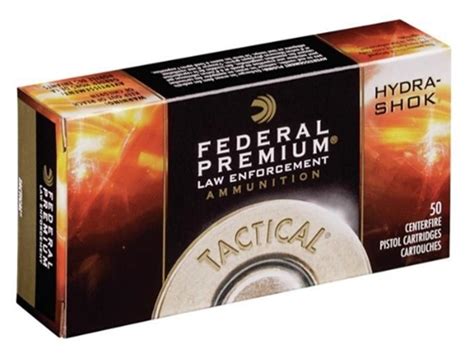 Federal Law Enforcement Mm Luger Grain JHP BP Round Case BP US