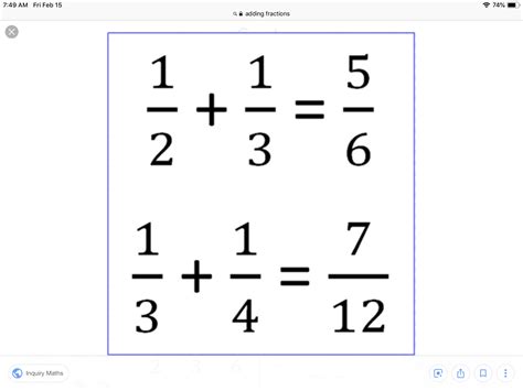 Unit 6 2 Adding Fractions With Unlike Denominators Quiz Quizizz
