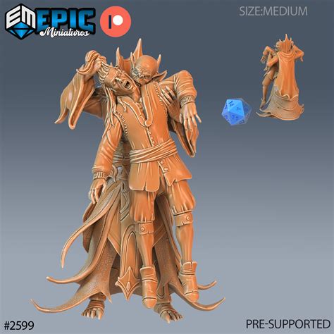 Archivo 3D Nosferatu Set DnD Miniature Tabletop Miniatures Gaming